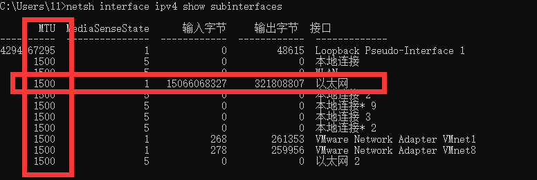 查看和修改MTU值 – 青年说